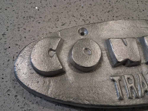 Cast Aluminium County Tractor Sign Farm Plaque | eBay