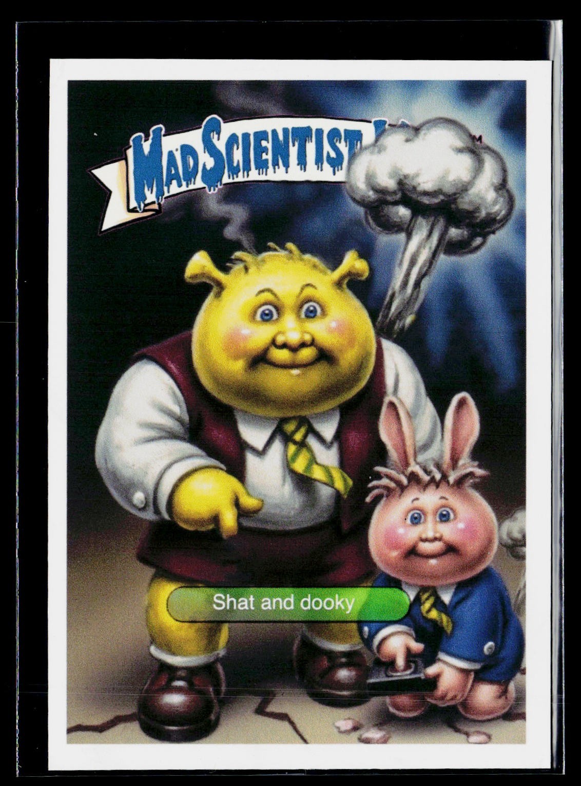 Mad Scientist 40K KIDS GPK Spoof MAGNET CHASE CARD ~ Shrek Donkey Adam ...