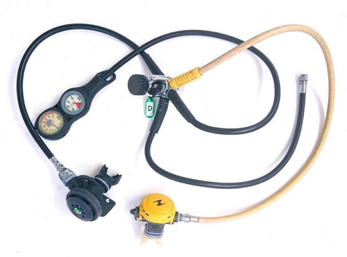 Mares Regulator Set D Scuba Diving Equipment 68cm Hose Used Over 20 ...