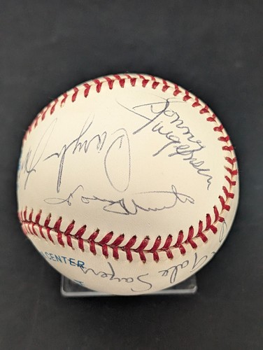 Multi Signed (8) NFL Legends Baseball Unitas Shula Sayers PSA/DNA AUTO ...