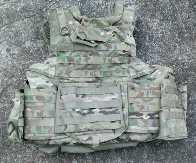 Body Armor Tactical Vest Plate Carrier With Ballistic Inserts ACU ...