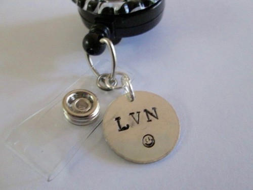 ID BADGE RETRACT REEL MAGNET OR CLIP,PANDA,ENGRAVED,MEDICAL,RN,NURSE ...