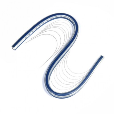 for Drawing and Sewing, Curved Ruler, Bendable Ruler, Flexible Curve ...