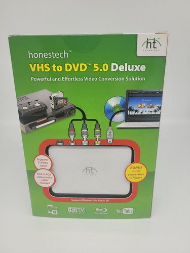 Honestech VHS To DVD 5.0 Deluxe -Powerful Software And Hardware | eBay