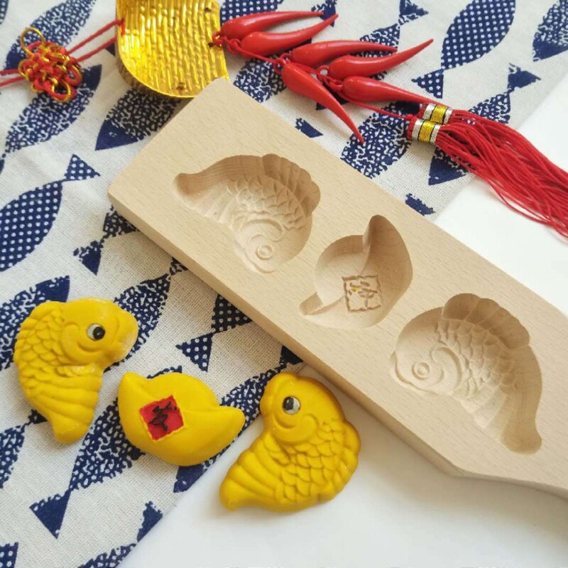 Mold Chinese Traditional Mid-autumn Festival Fish Moon Cake Tool | eBay