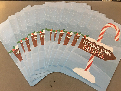 Lot 12 New "Candy Cane Gospel" Bookmarks Leaflets Bible Christian ...