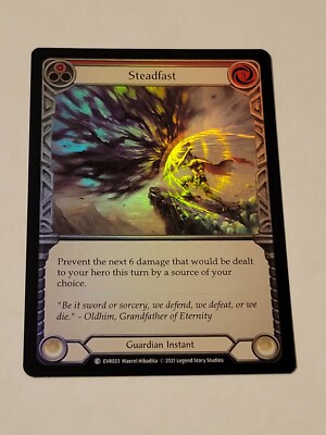 Steadfast foil (Red) everfest 1st edition NM Flesh And Blood | eBay