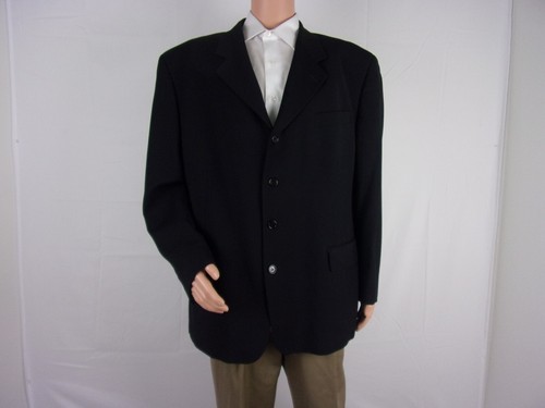 I.D.F. 4-Button Long Sleeve Suit Jacket SIZE:42R BLACK | eBay
