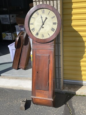 Huge Antique English Tavern Clock 57” Tall W Mason Warwick | eBay