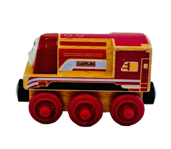 Thomas Wooden Caitlin the Train Engine Railway Friends #FHM47 Toy Play ...