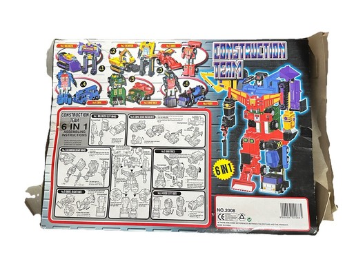 Transformers G1 KO Devastator, Rainbow Construction Set Of 7, Complete ...