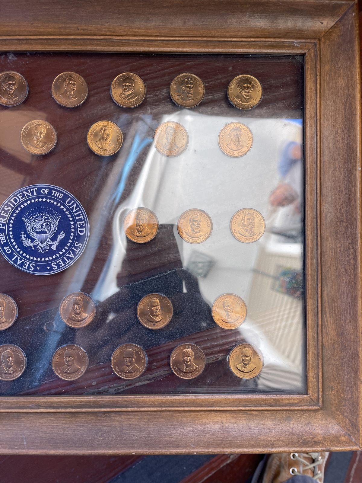 Lot 35 Vintage Brass Various PRESIDENT PRESIDENTIAL Coins Tokens ...