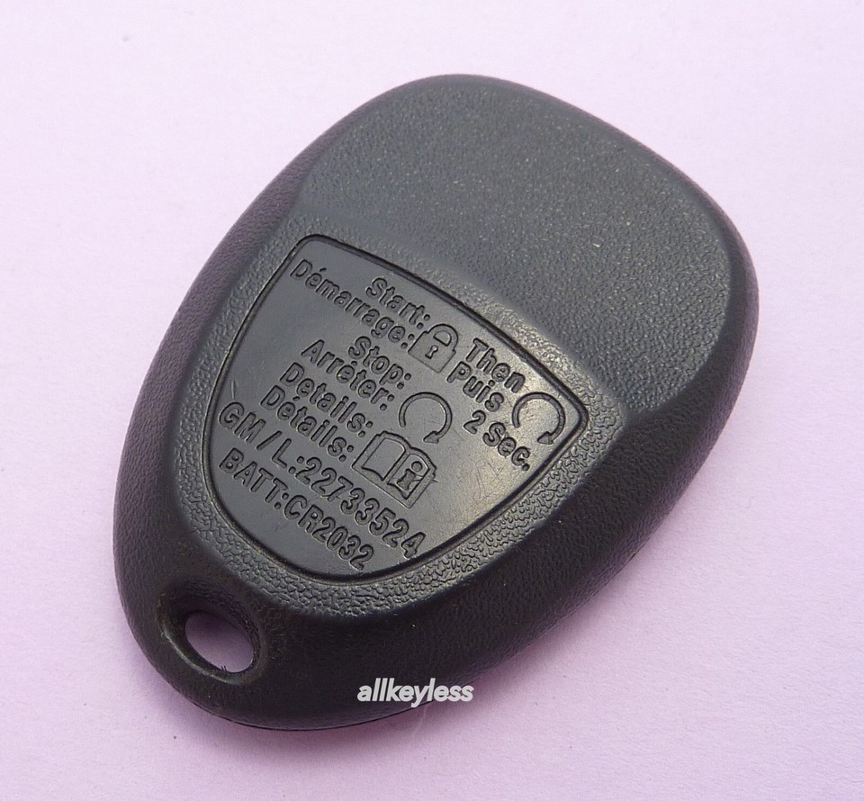 OEM GM PONTIAC CHEVROLET BUICK keyless entry remote key fob transmitter ...