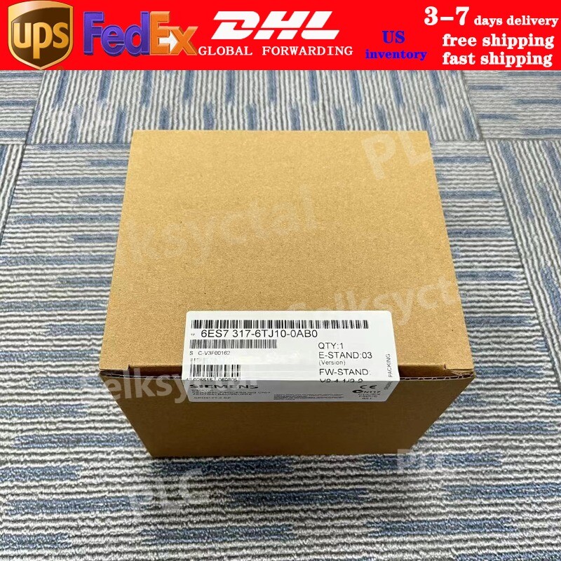 1 PCS NEW Siemens 6ES7317-6TJ10-0AB0 SIMATIC S7-300 CPU 317T-2 DP PLC ...