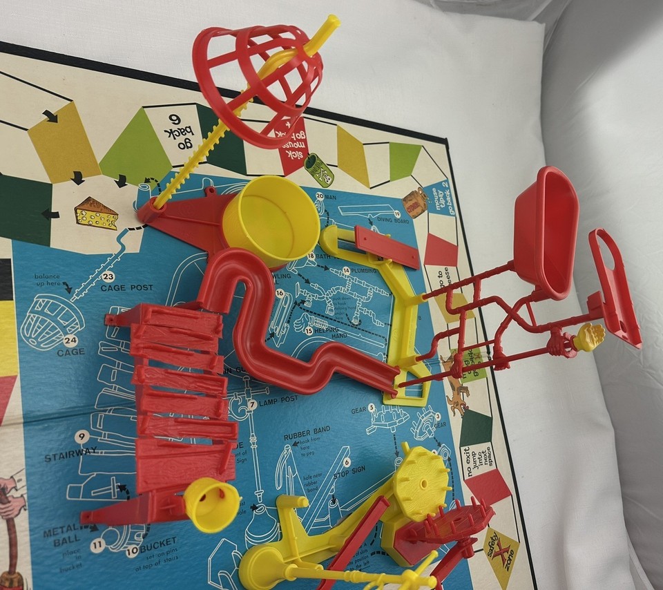 1963 Mouse Trap Game by Ideal Complete in Very Good Condition FREE SHIPPING | eBay