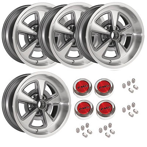 Year One Wheels SPW179KCR Cast Aluminum Pontiac Rally II Wheel Kit (4 ...