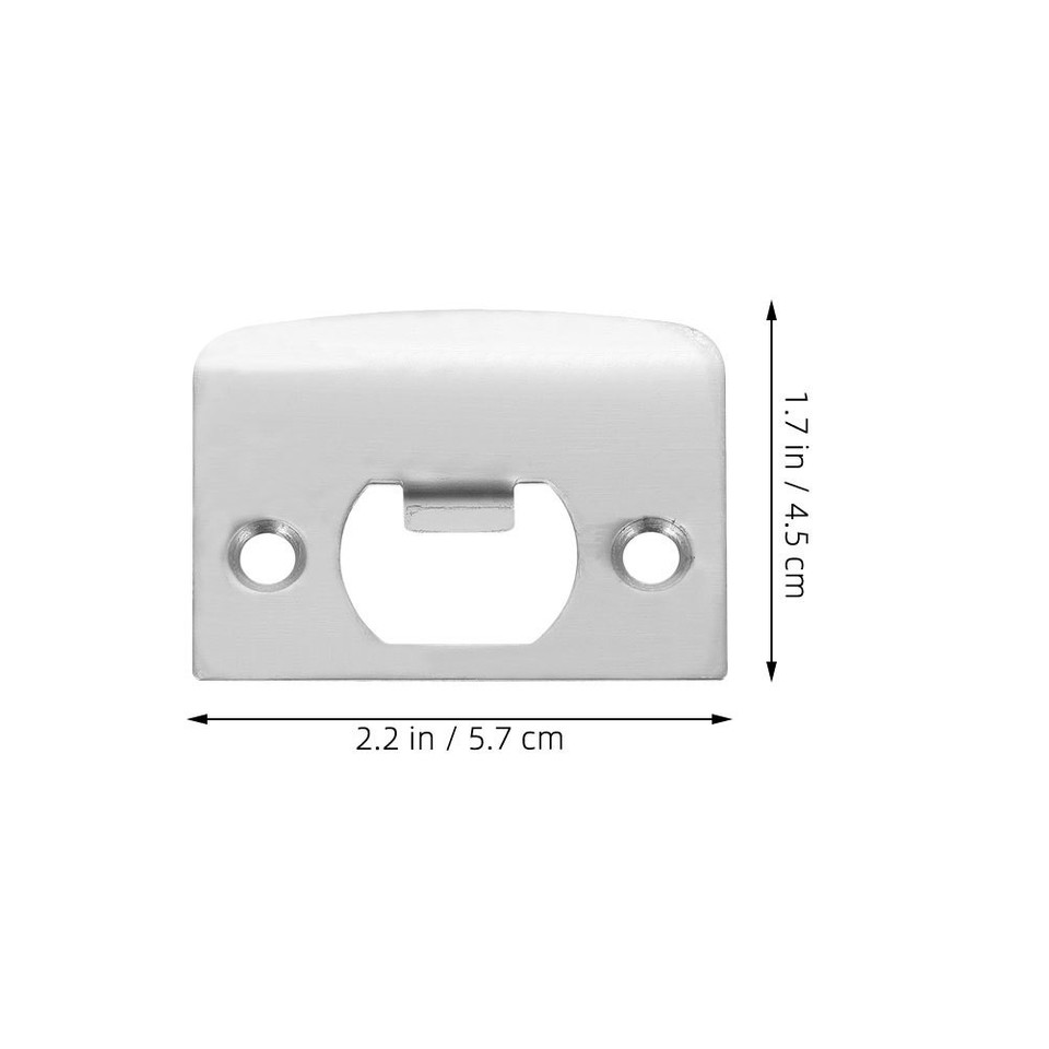 6 Pcs Repair Jamb Bracket Deadbolt Strike Plate Reinforcement Door ...