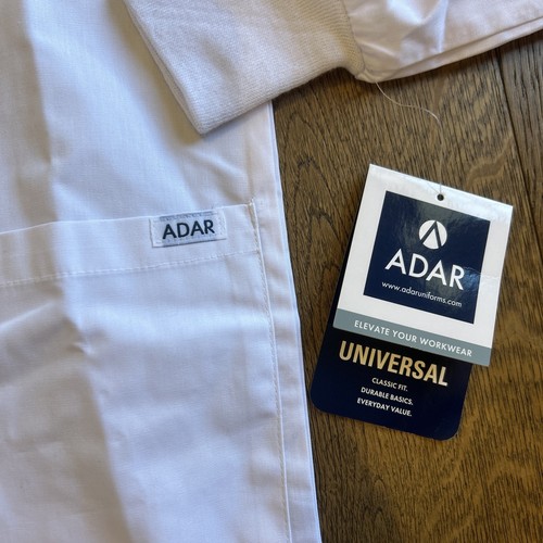 NWT Womens Small ADAR Medical Lab Coat Scrubs Doctor Dental Nurse Classic Fit | eBay