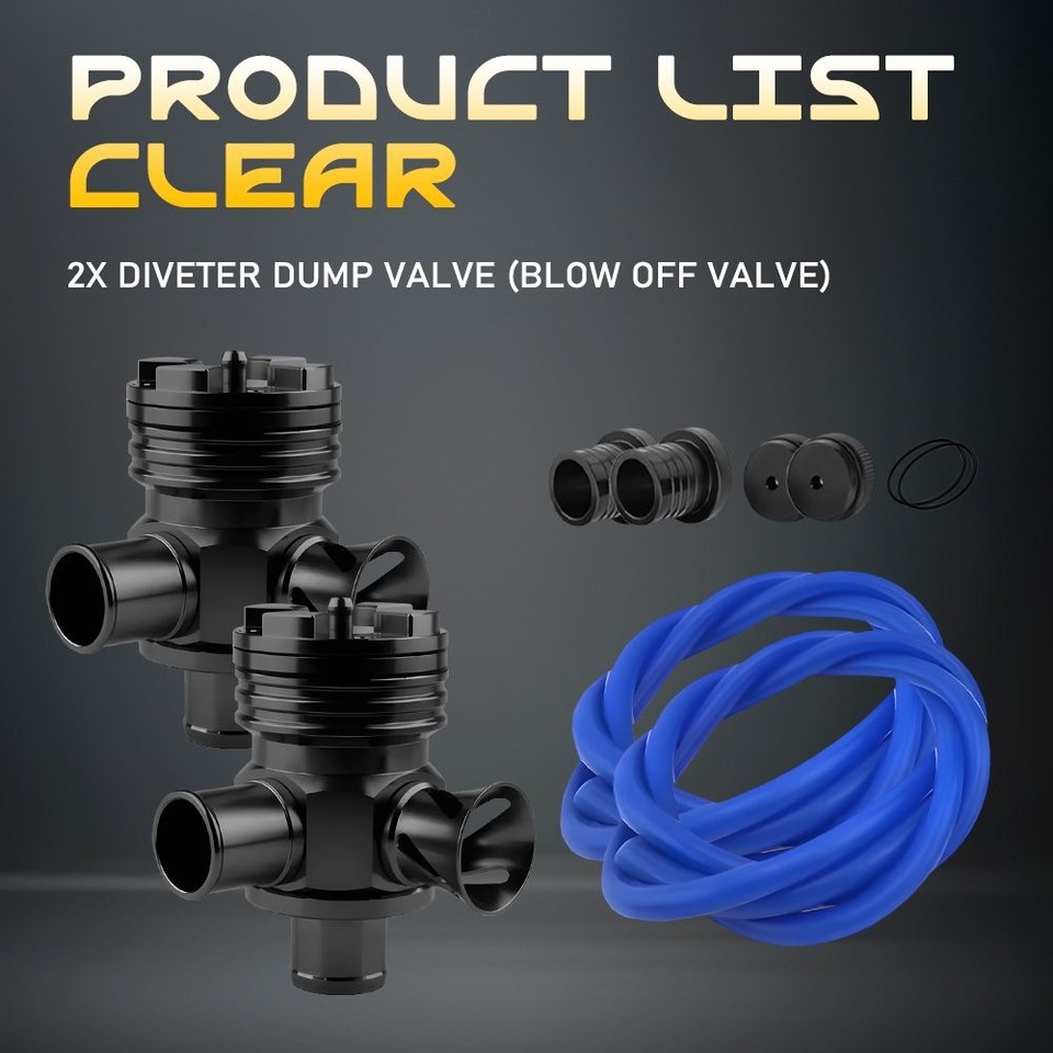 1/2X Recirculating Diverter Dump Valve Blow Off Valve For Seat Leon 1P1 ...