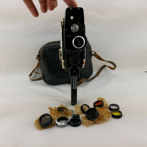 Vintage Soviet 60s camera "Quarz M" Standart 8mm USSR Movie Camera ...