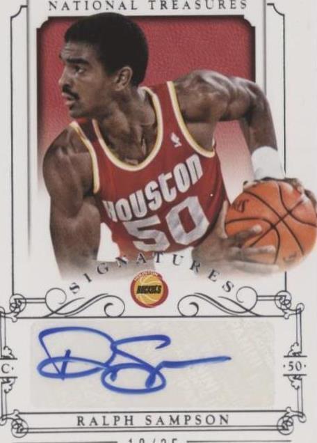 2013-14 Panini National Treasures - Signatures Ralph Sampson #SI-RP /35 ...