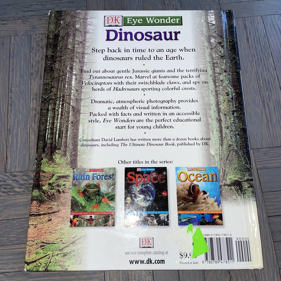 DK Eye Wonder Dinosaur Book 9780789478511| eBay