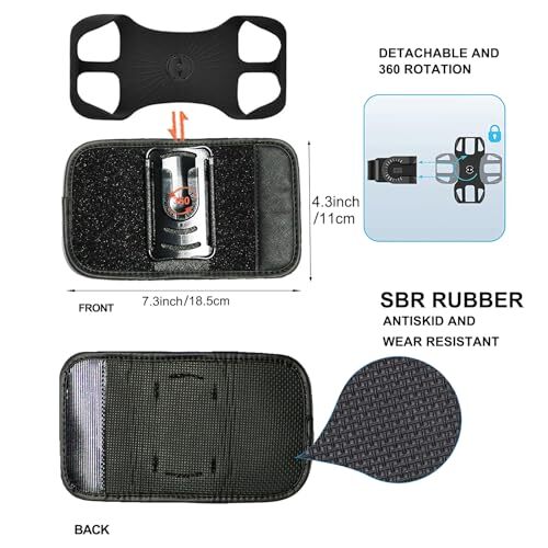 Detachable Phone Holder for Backpack Strap, Backpack Strap Mount for | eBay