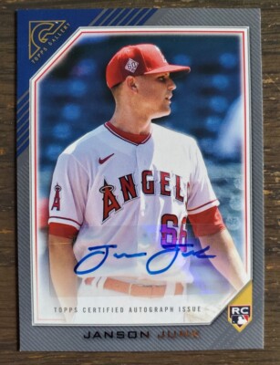 2022 Topps Gallery Janson Junk Rookie Auto Autograph RC #RA-JJU Angels ...
