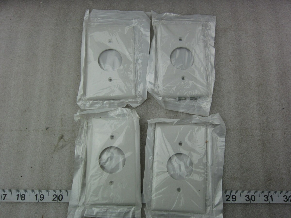 Leviton 4 Gang Wall Plates Screwless Decora Wall Switch Plate 1 4 Gang