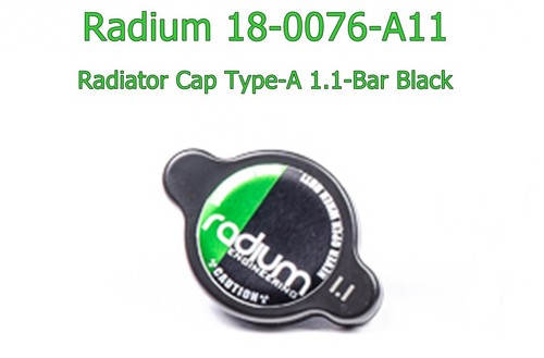 Radium 18-0076-A11 Radiator Cap Type-A 1.1-Bar Black | eBay