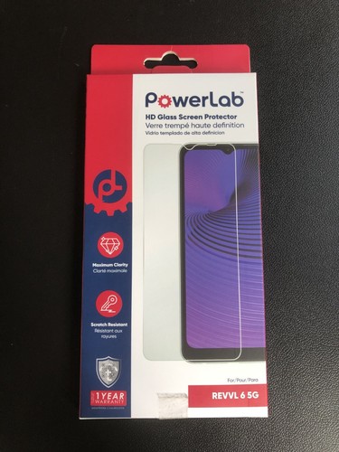 Powerlab - HD Glass Screen Protector - REVVL 6 5G | eBay