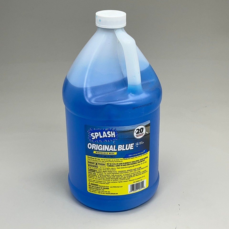 SPLASH Original Blue Windshield Wash -20 Freeze Protection | 3 Pack ...