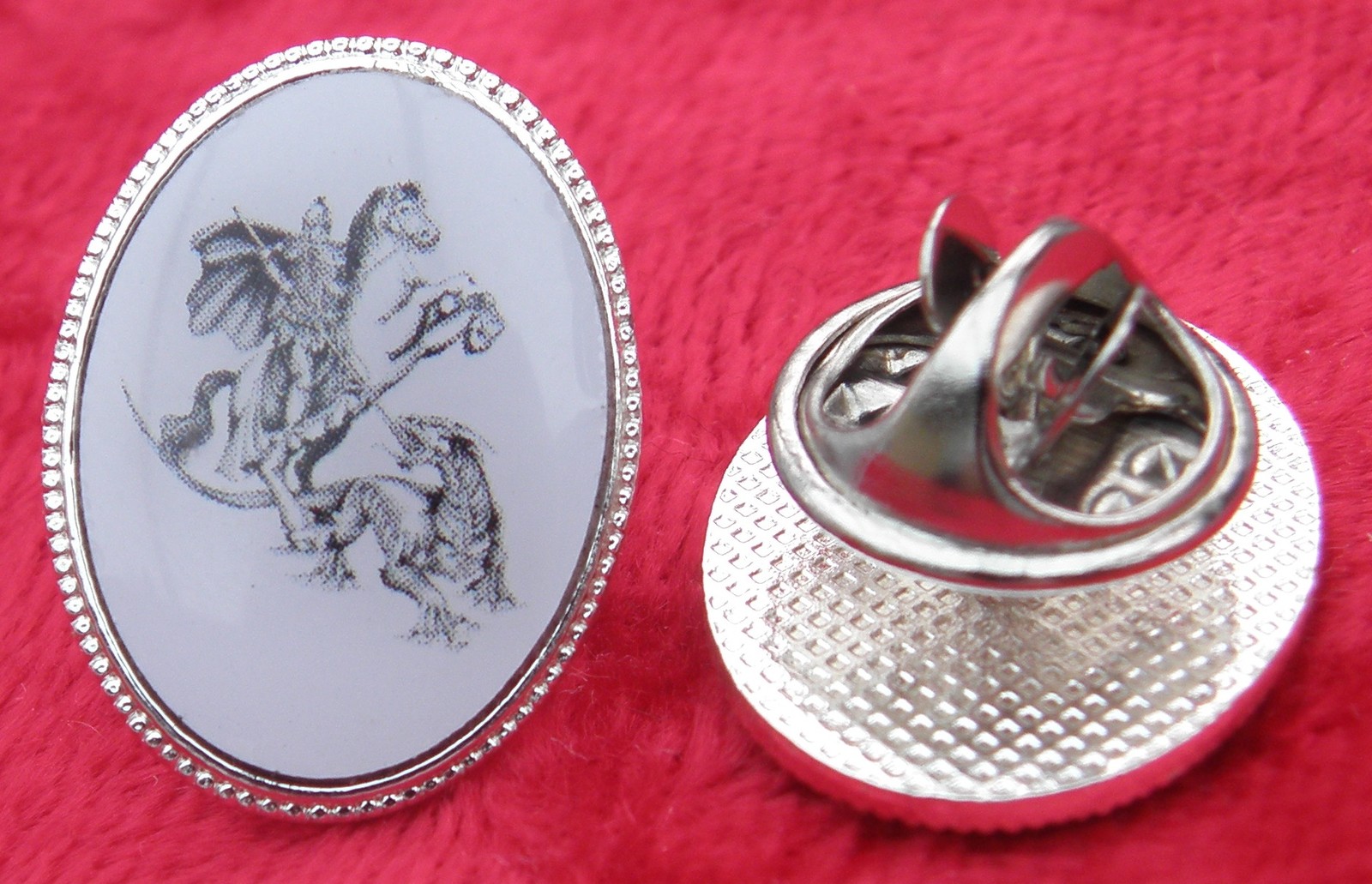 St George Pin Badge Saint Brooch T2 | eBay UK