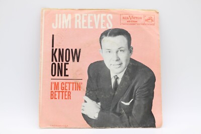 B25 Jim Reeves: I Know One / I’m Getting Better - 1960 RCA Victor 47 ...
