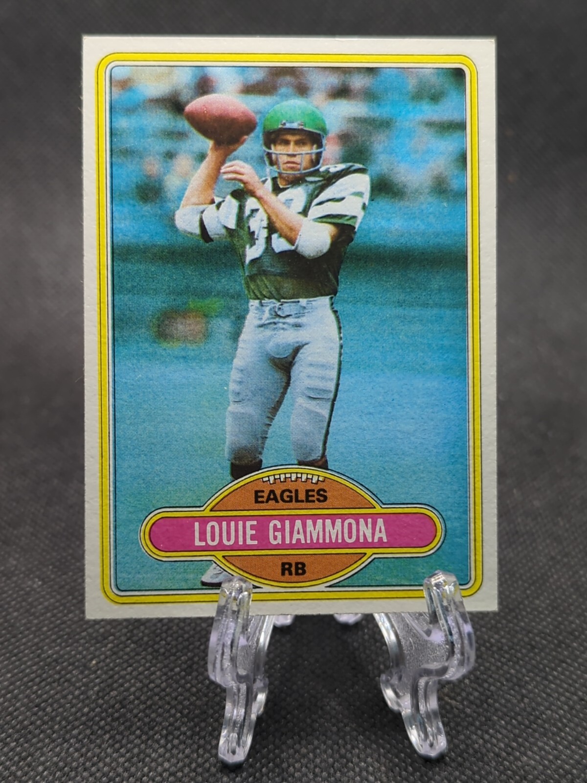 1980 Topps #199 Louie Giammona Philadelphia Eagles Football Card | eBay