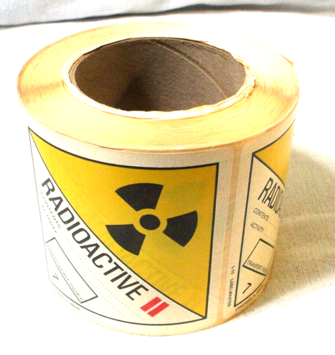Over 50 RADIOACTIVE II Decal DOT Transportation Hazard Sticker s 4 ...