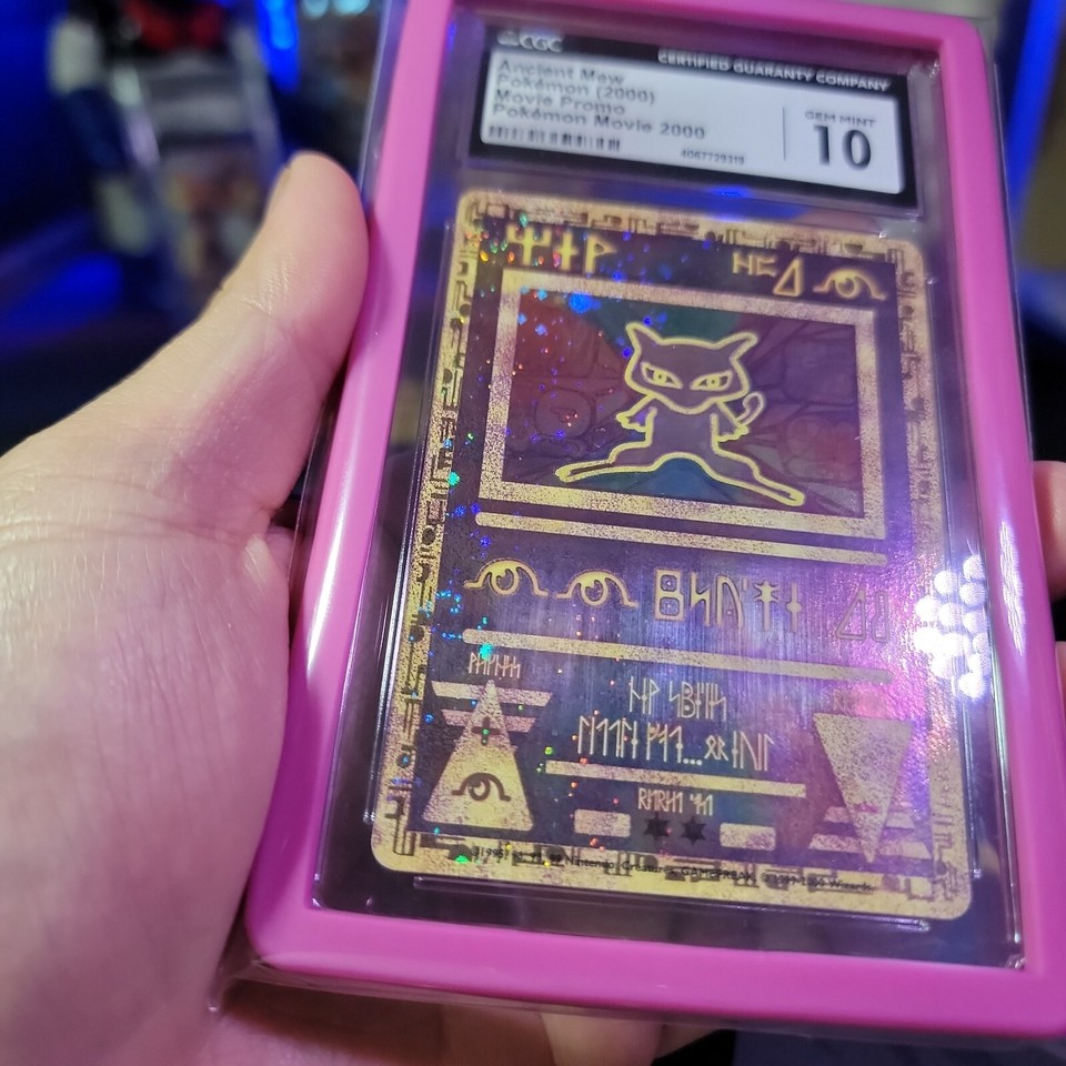 CGC 10 2000 Ancient Mew Movie Promo Quad Swirl's! 1 Of 1 | eBay