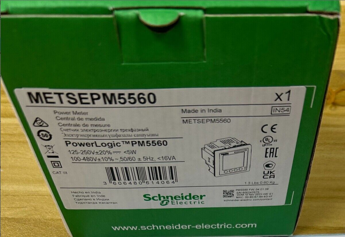 SCHNEIDER ELECTRIC PowerLogic Power Meter METSEPM5560 | eBay