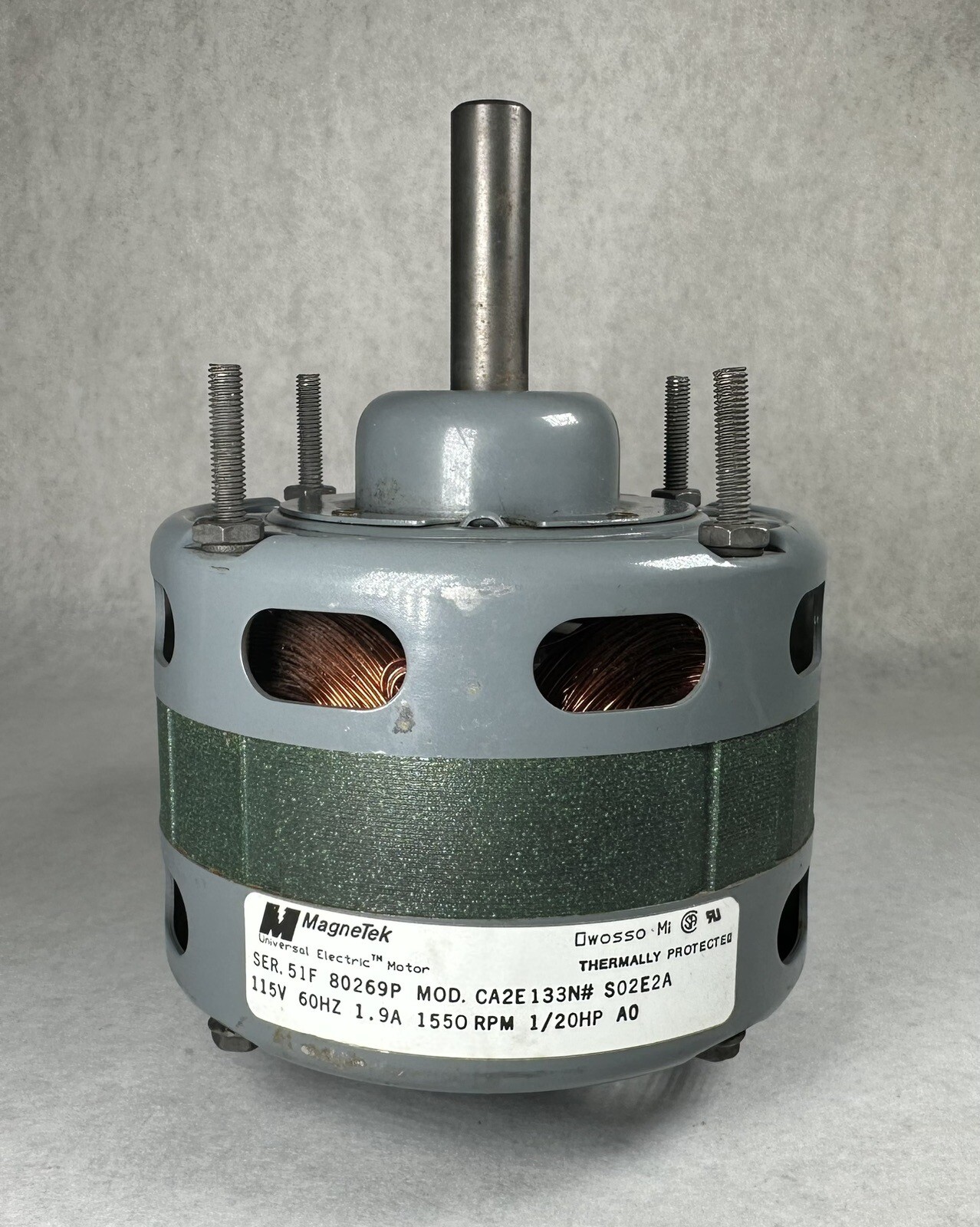 NEW MagneTek CA2E133N Universal Electric Motor, 115V 60HZ 1.9A 1550RPM ...