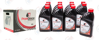 BRAD PENN Grade 1 Racing BREAK-IN Oil SAE 30W Semi-Synthetic (12-QUARTS ...
