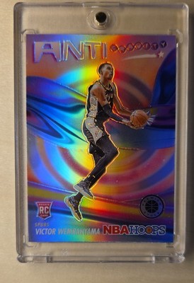 2023-24 Nba Hoops Premium Stock - WEMBY Anti-Gravity *HOLO PRIZM RC ...