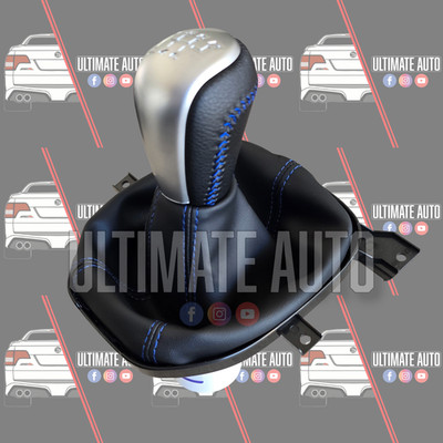 BLUE STITCH VE SHIFTER GEAR KNOB AND BOOT HOLDEN COMMODORE HSV V8 ...