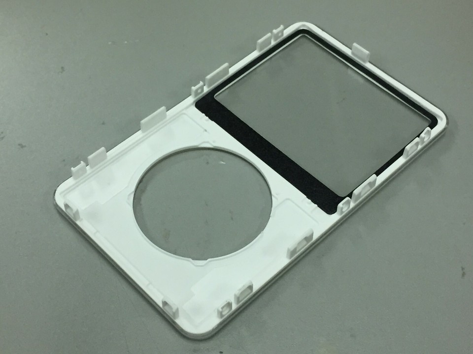 New White Front Faceplate Face Plate Cover Housing for iPod Video 5th 5 ...