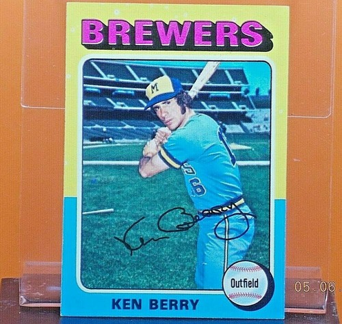 1975 TOPPS Baseball Card # 432 *** KEN BERRY *** Milwaukee Brewers | eBay