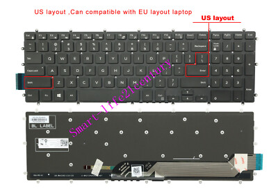 New for Dell P66F P66F001 P72F P72F002 P75F P75F002 P75F003 US Backlit ...