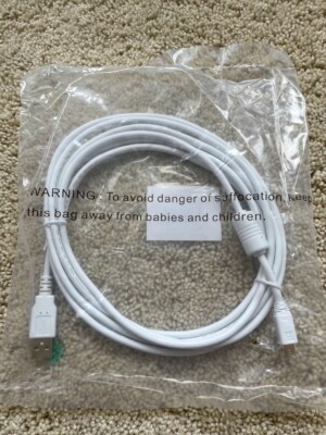 15FT EXTRA Long Power/Charge Cable Cord Wire For Sony PS4 Playstation ...