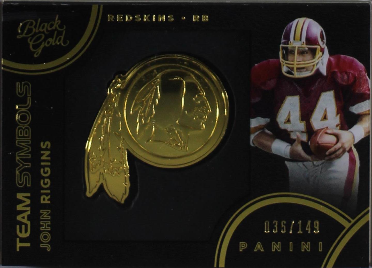 2015 Panini Black Gold - Team Symbols John Riggins #TMS-59 /149 for ...
