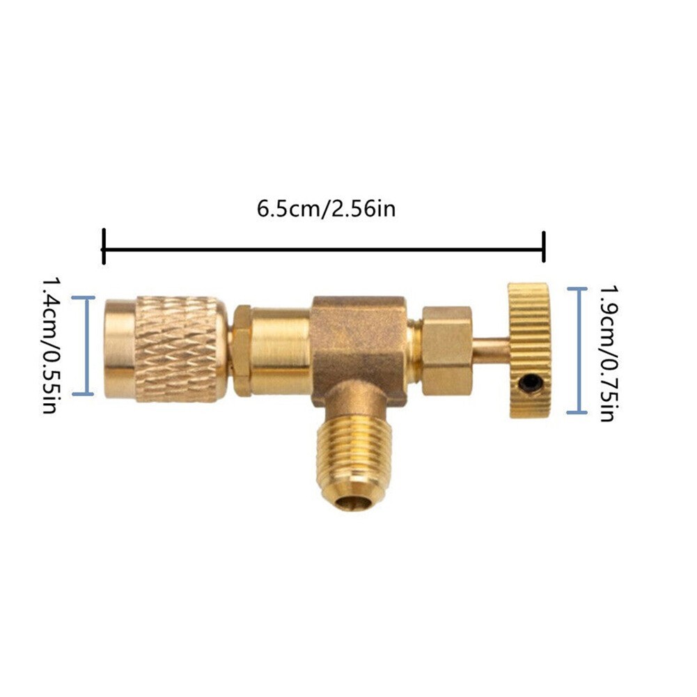 2X Copper Shut-off Valve R410A R22, Air Conditioning Control Valve ...