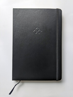 FARADAY FUTURE NOTEBOOK NEW Large 6 X 8.5 IN BLACK - LINED Moleskin ...