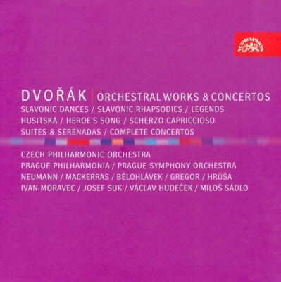 DVORAK Orchestral Works & Concertos MACKERRAS MORAVEC SUK NEUMANN 8CD ...